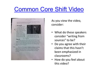 Writing from Sources Part 1 | PPTX