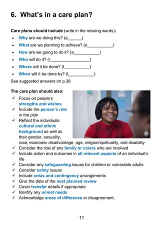 Writing good care_plans_oxleas | PDF