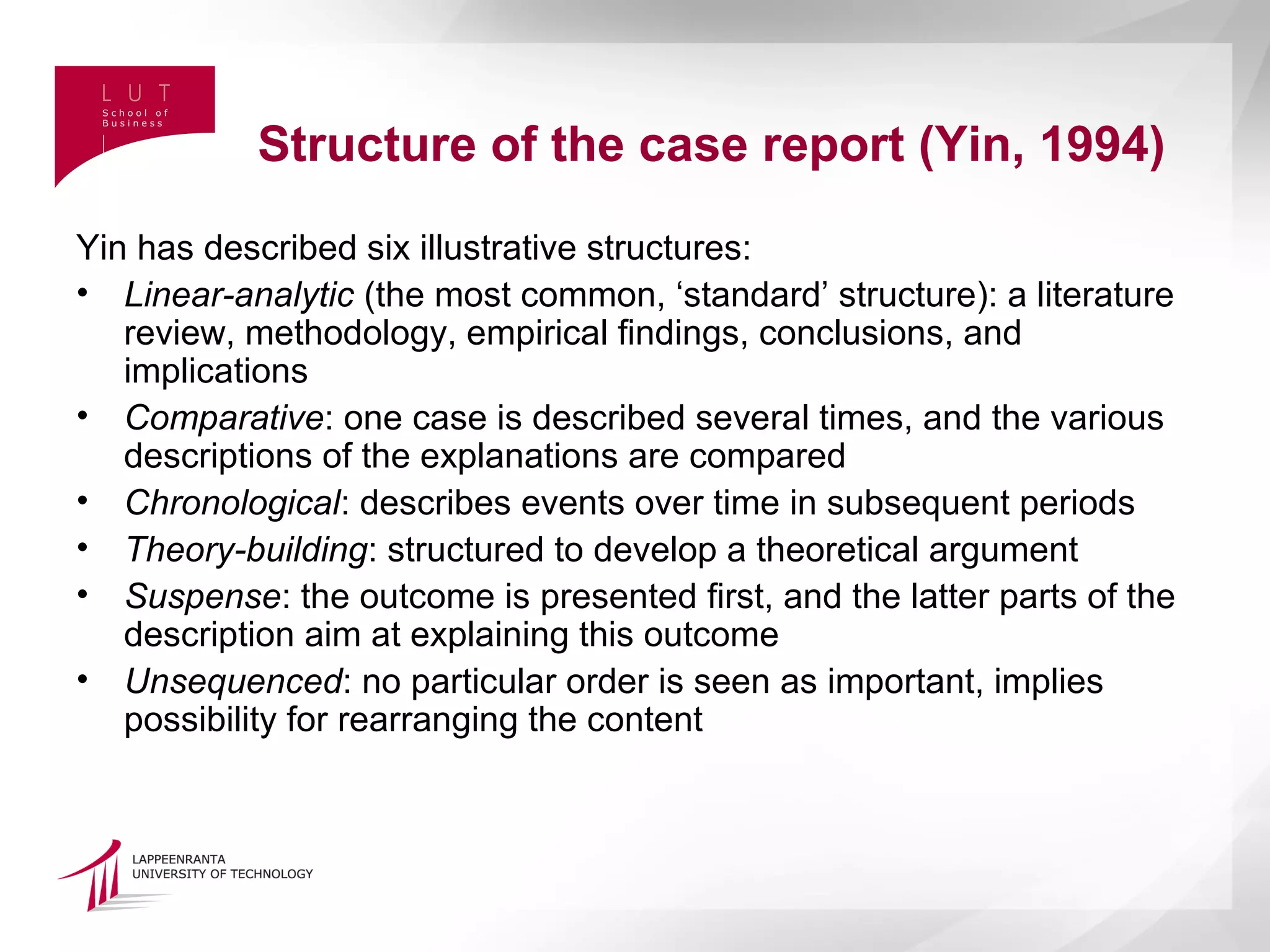 Writing good case studies | PPT