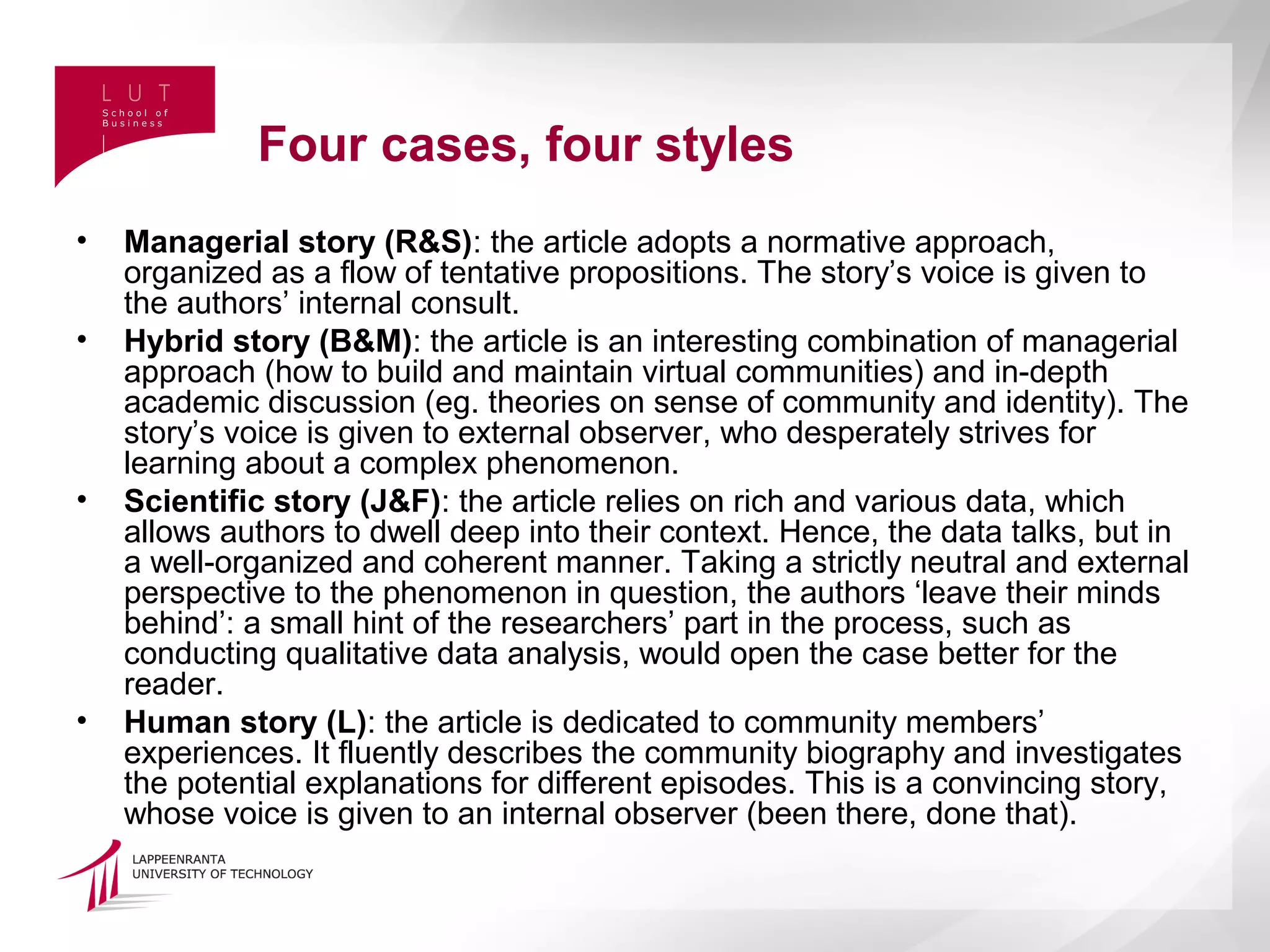 Writing good case studies | PPT