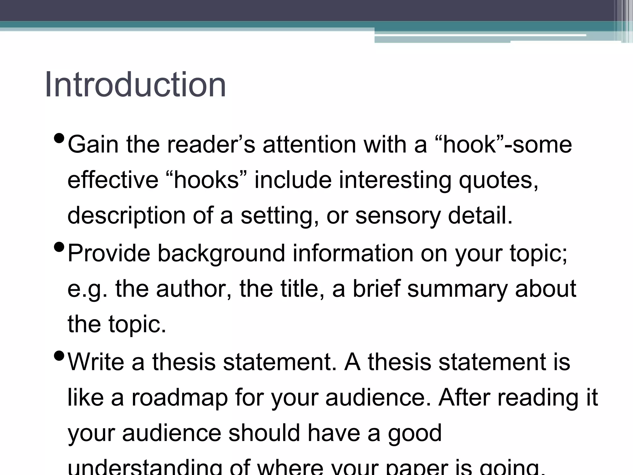 Writing good paragraphs ppt | PPTX