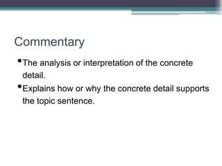 Writing good paragraphs ppt | PPTX