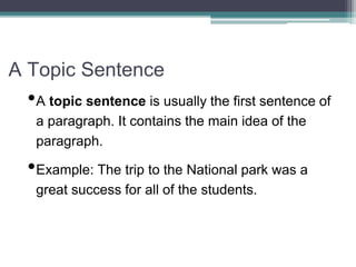 Writing good paragraphs ppt | PPTX