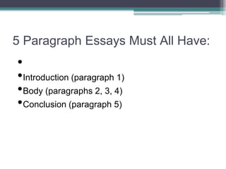 Writing good paragraphs ppt | PPTX