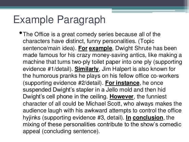 Writing Good Paragraphs Ppt Writing Good Paragraphs Ppt