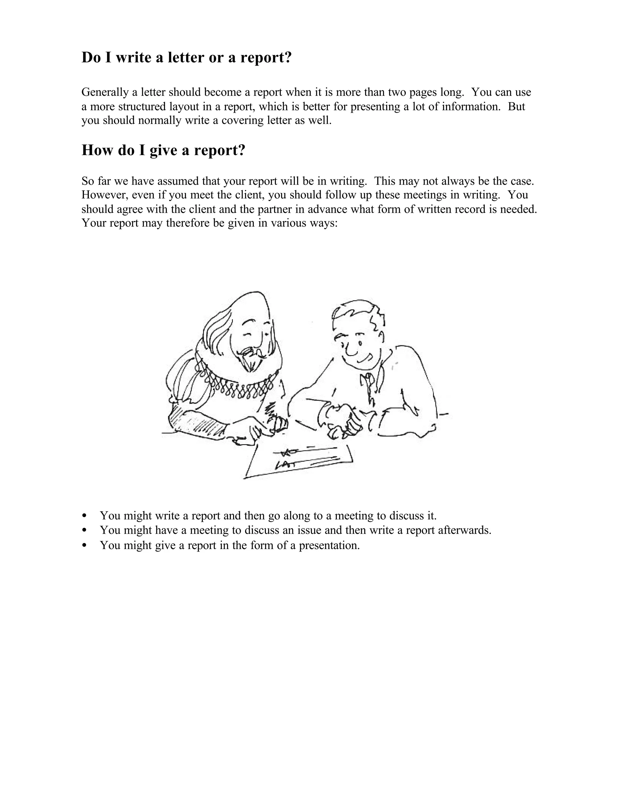 Writing good reports | PDF