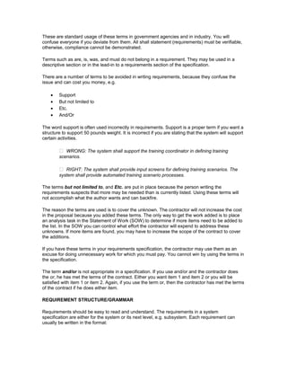 Writing good requirements | DOC