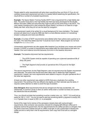 Writing good requirements | DOC