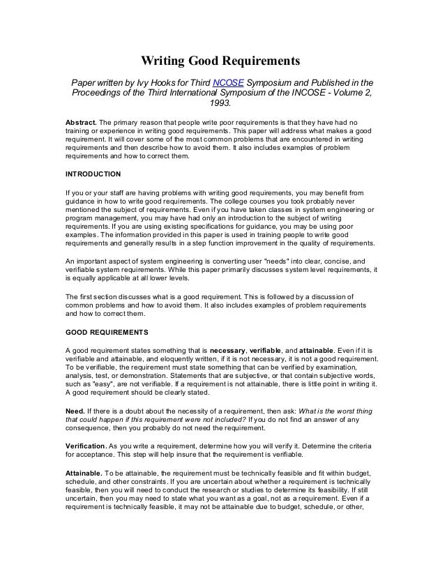 Writing Good Requirements writing-good-requirements