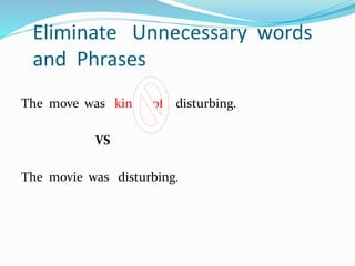 Writing good sentences | PPTX