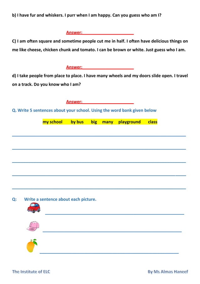 Writing Good Sentences 1 | PDF