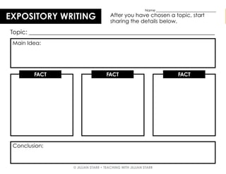 Writing Graphic Organizers that can help write | PDF | Technology ...