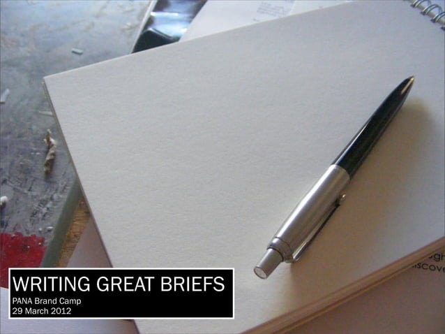 Writing Great Briefs | PPT | Free Download