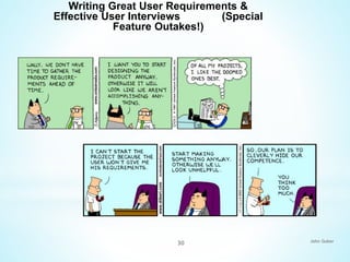 Writing Great Requirements and Effective User Interviews | PPTX
