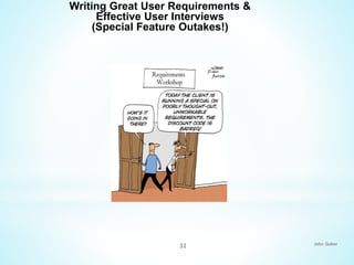 Writing Great Requirements and Effective User Interviews | PPTX