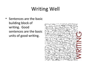 Writing Great Sentences | PPT