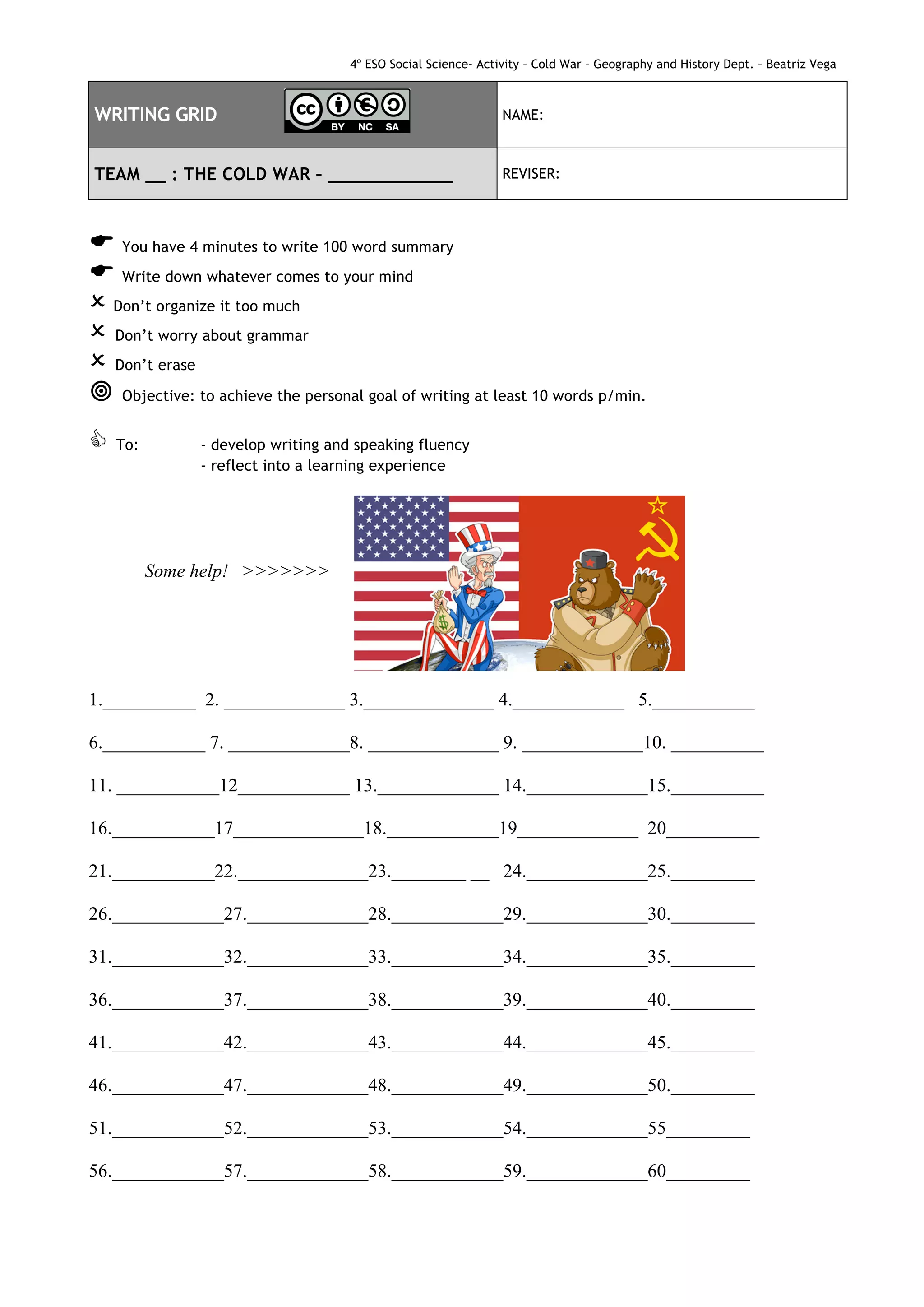 Writing grid cold-war | PDF