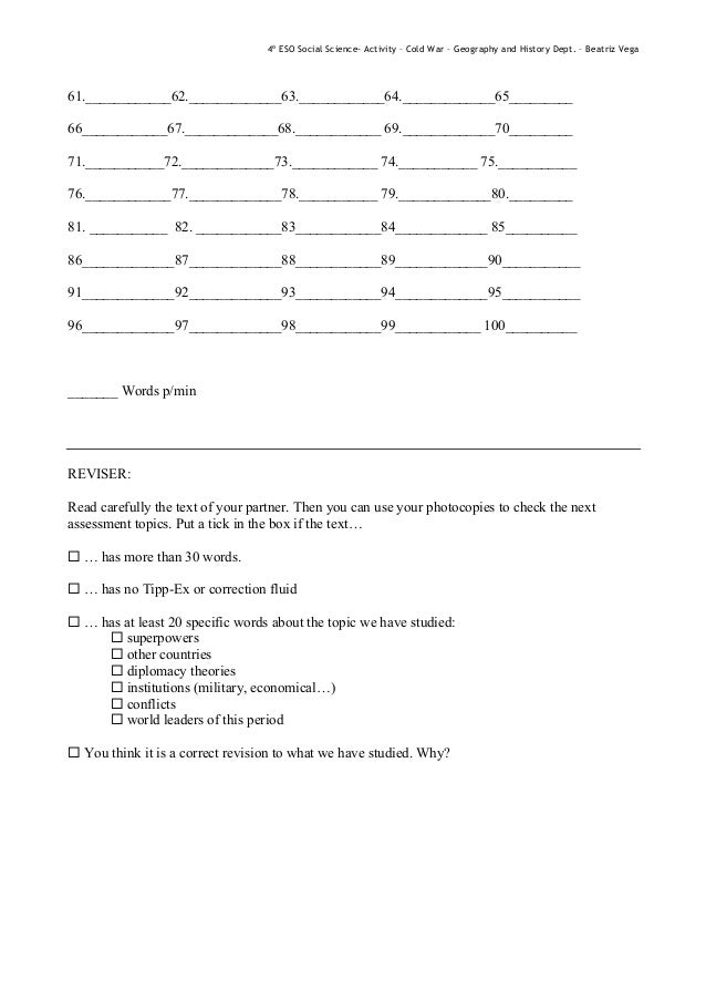 Writing grid cold-war