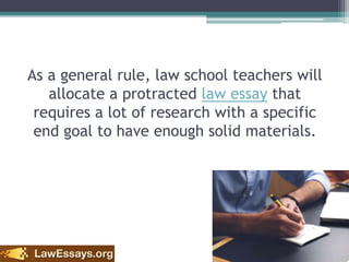 Writing Guide for the 1st Class Law Essay | PPTX | Legal Services ...