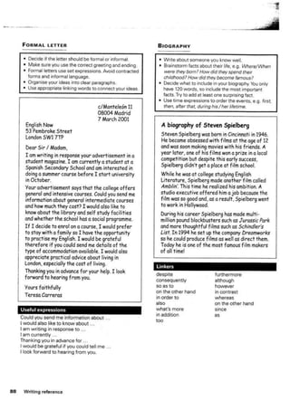 Writing guide leaflet | PDF