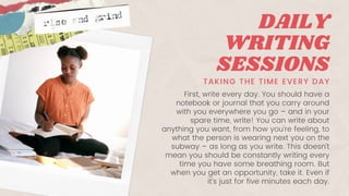 Writing Habits You Should Develop | PPT