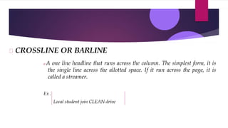 Writing headline [lecture] | PPTX