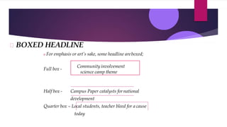 Writing headline [lecture] | PPTX
