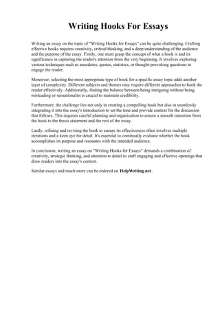 Writing Hooks For Essays.pdf