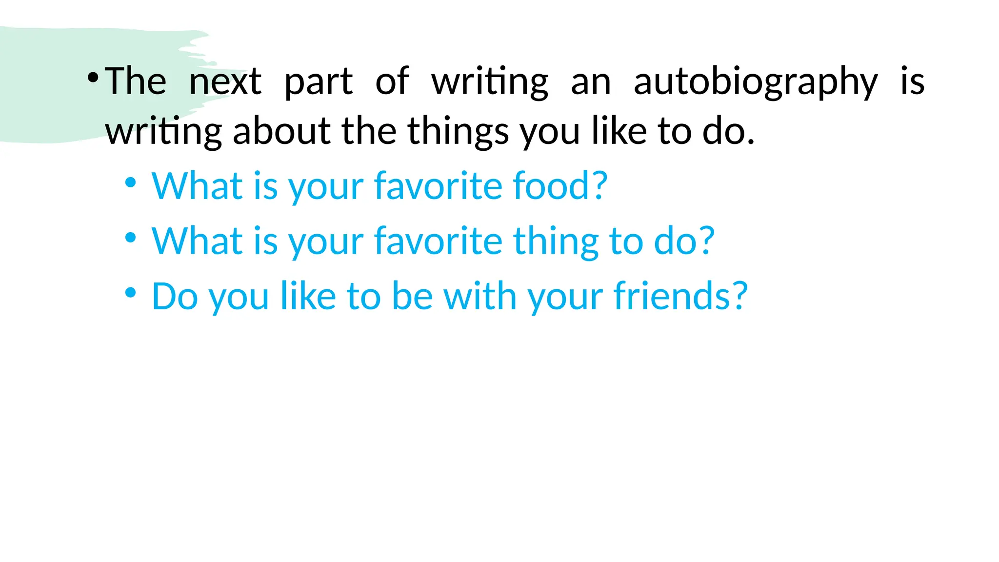 Writing how to write an autobiography..pptx