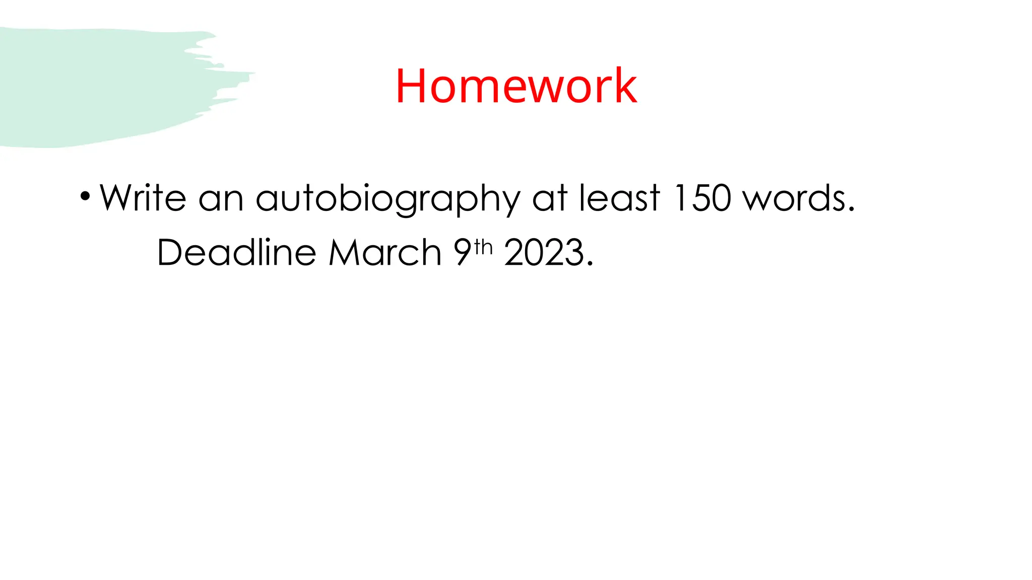 Writing how to write an autobiography..pptx