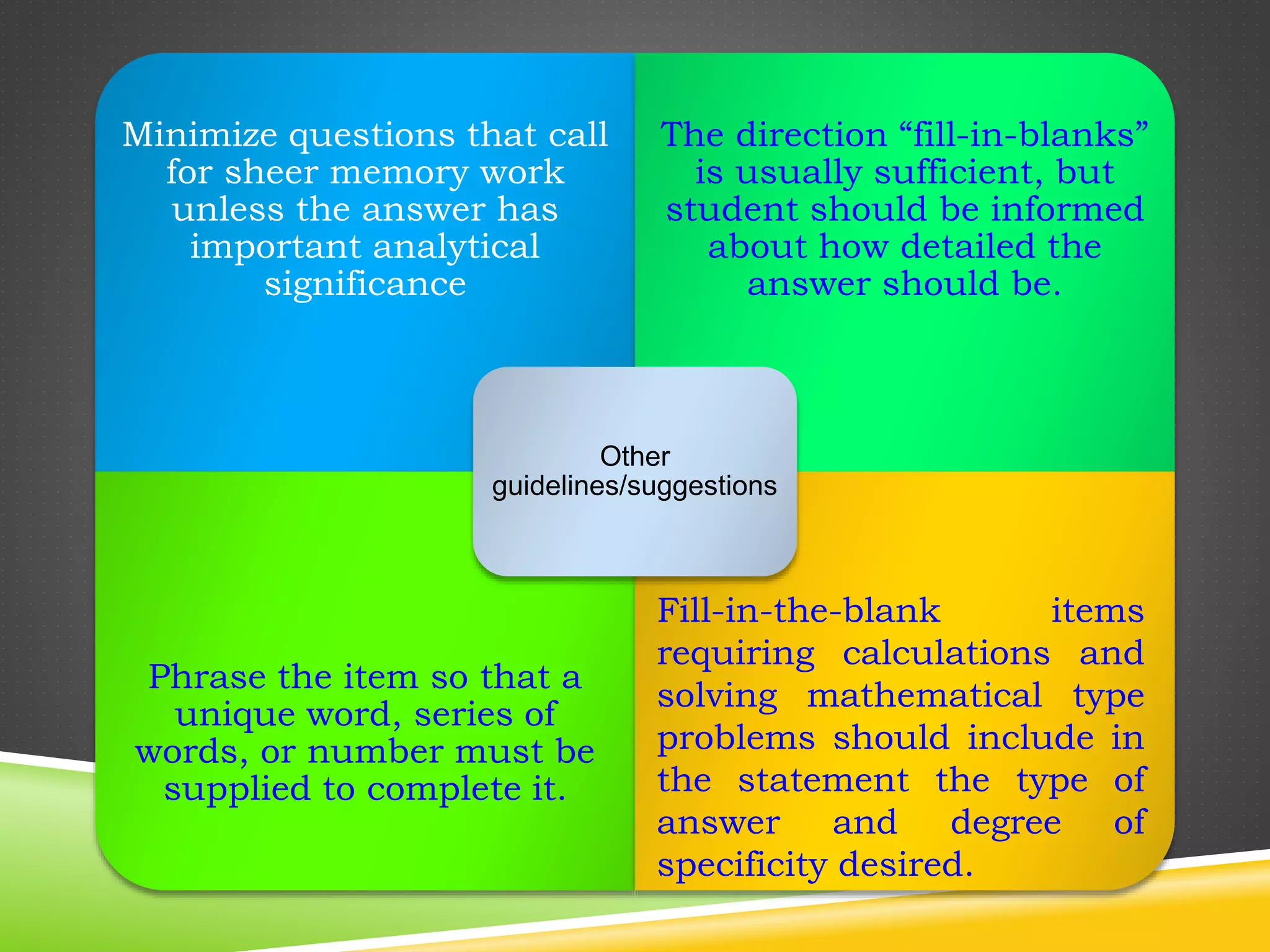 Writing Identification Tests | PPTX