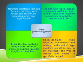 Writing Identification Tests | PPTX