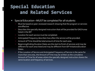 Writing IEPs for transition to high school | PPT