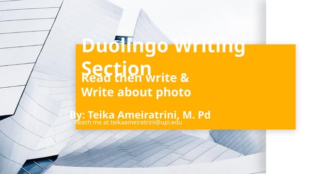 Writing II_Duolingo Read then write and write about photo.pptx