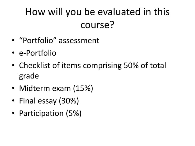 Writing ii – midterm review | PPT