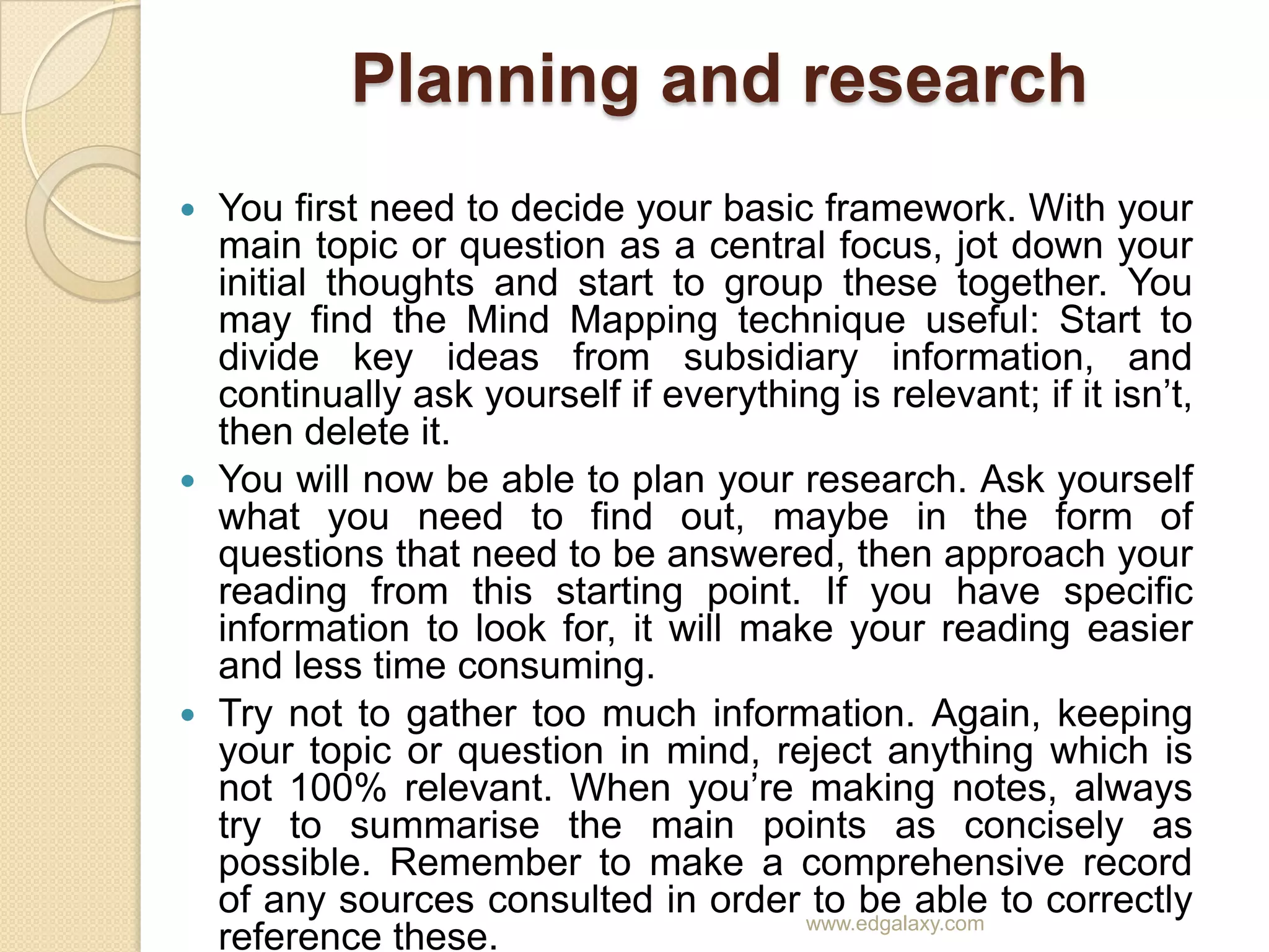 Writing information reports | PPTX