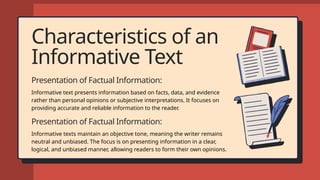 Writing Informative Texts Education Presentation in Blue and Orange ...