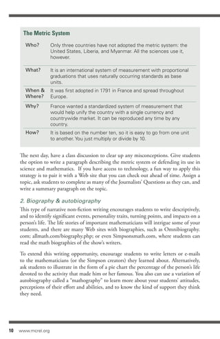 Writing in Mathematics | PDF