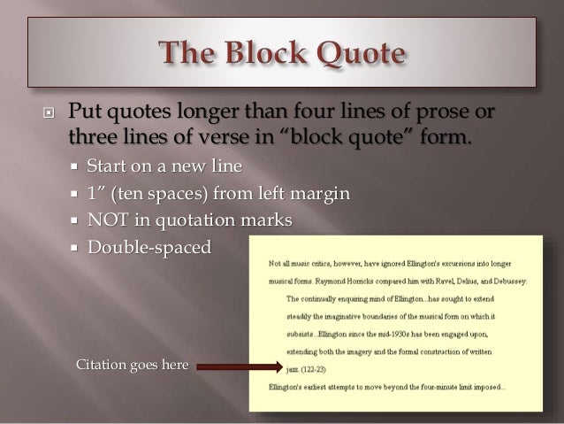 Writing in MLA Style