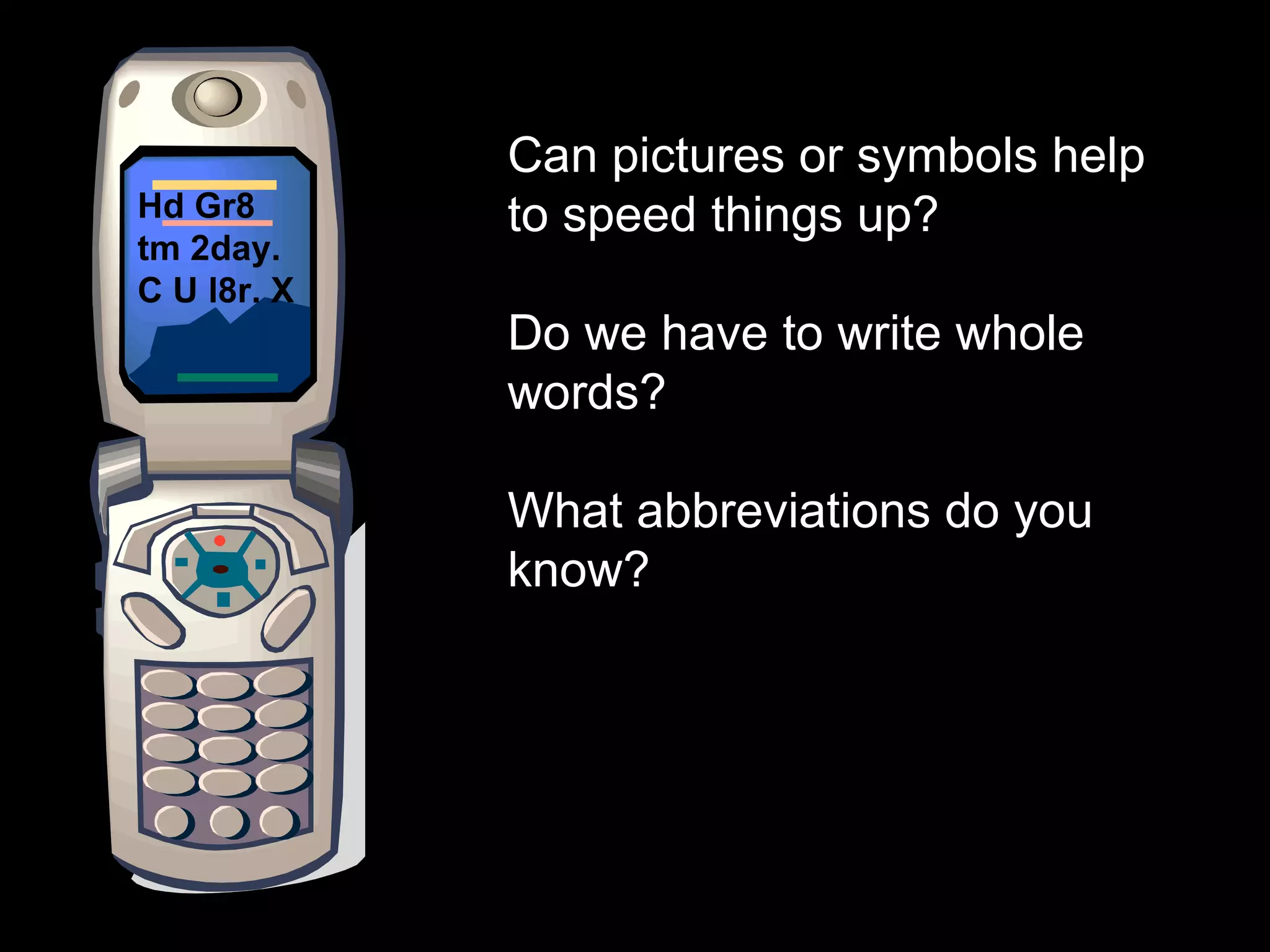 Writing in note_form | PPT