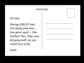 Writing in note_form | PPT