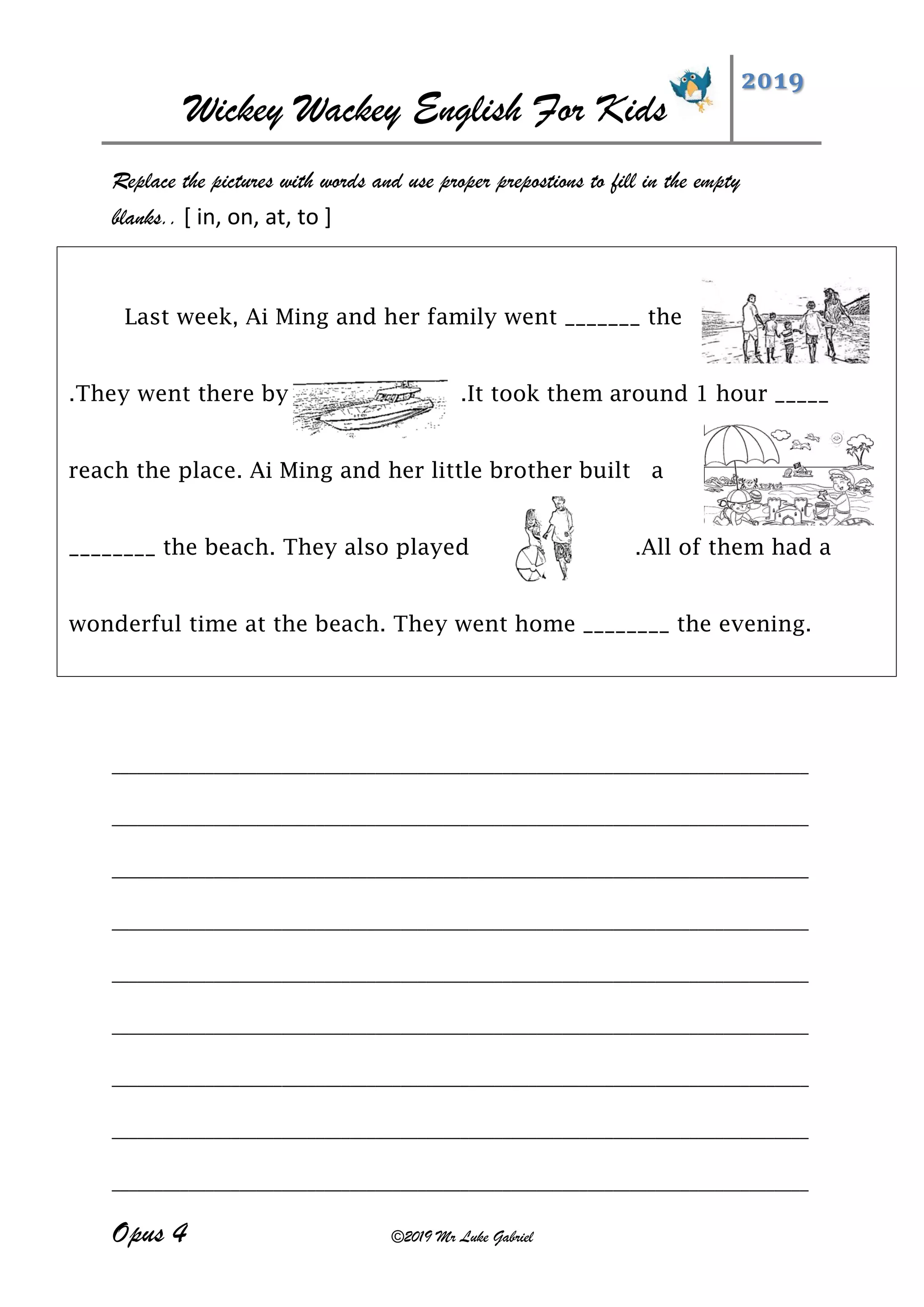 UPSR ESSAY WRITING EXERCISE | PDF
