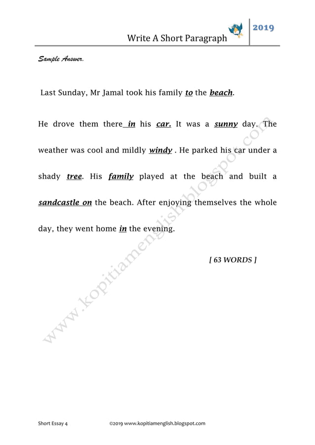 Writing in picture format5 | PDF