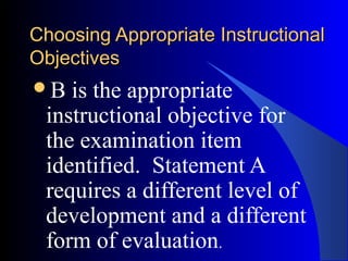 Writing instructional goals and objectives | PPT