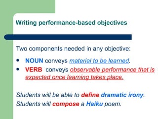 Writing Instructional Objectives | PPT