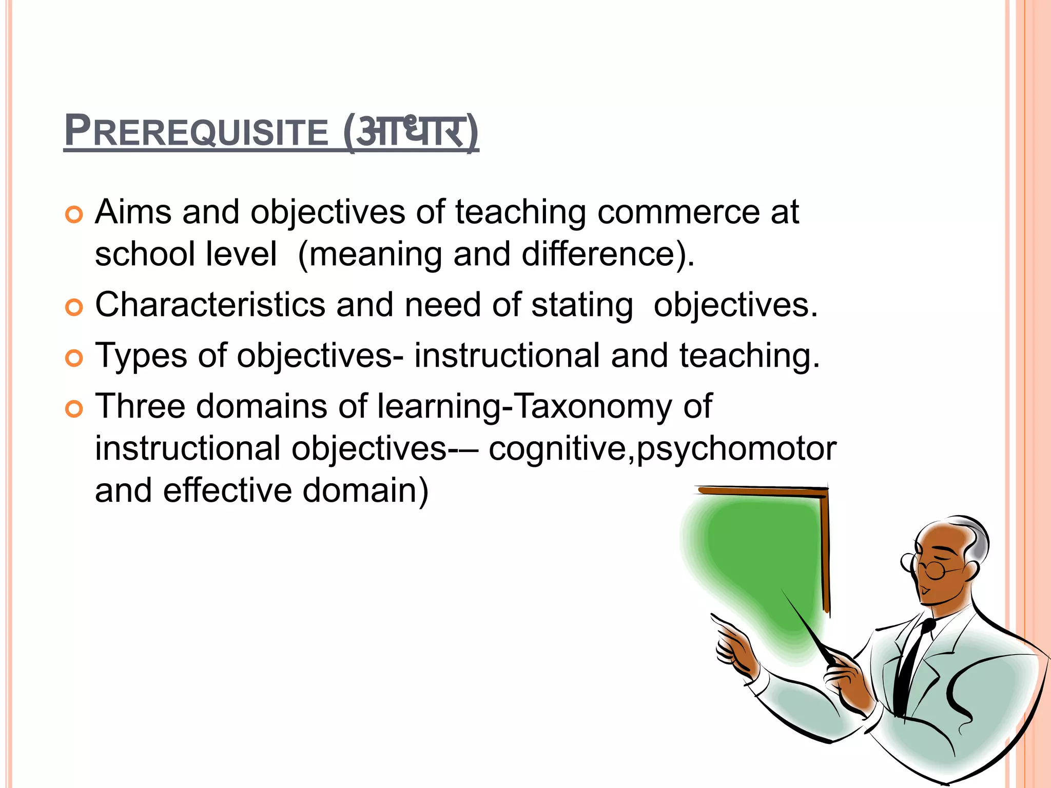 Writing instructional objectives in behavioural terms | PPTX