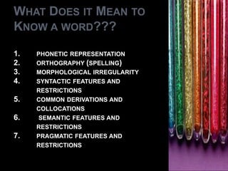 Writing in the discipline Subsentential terminology | PPTX
