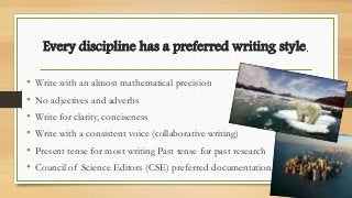 Writing in the disciplines | PPTX