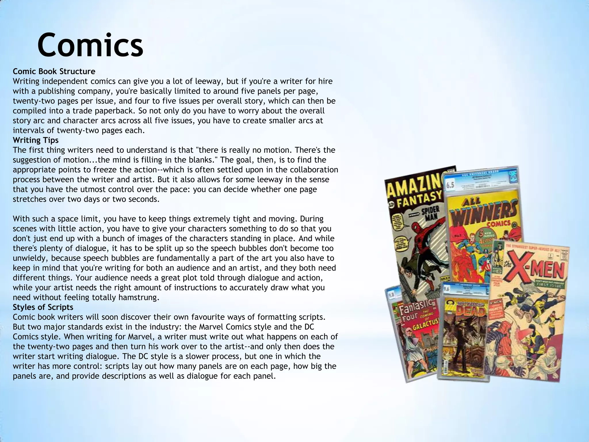 Writing in the media | PPTX