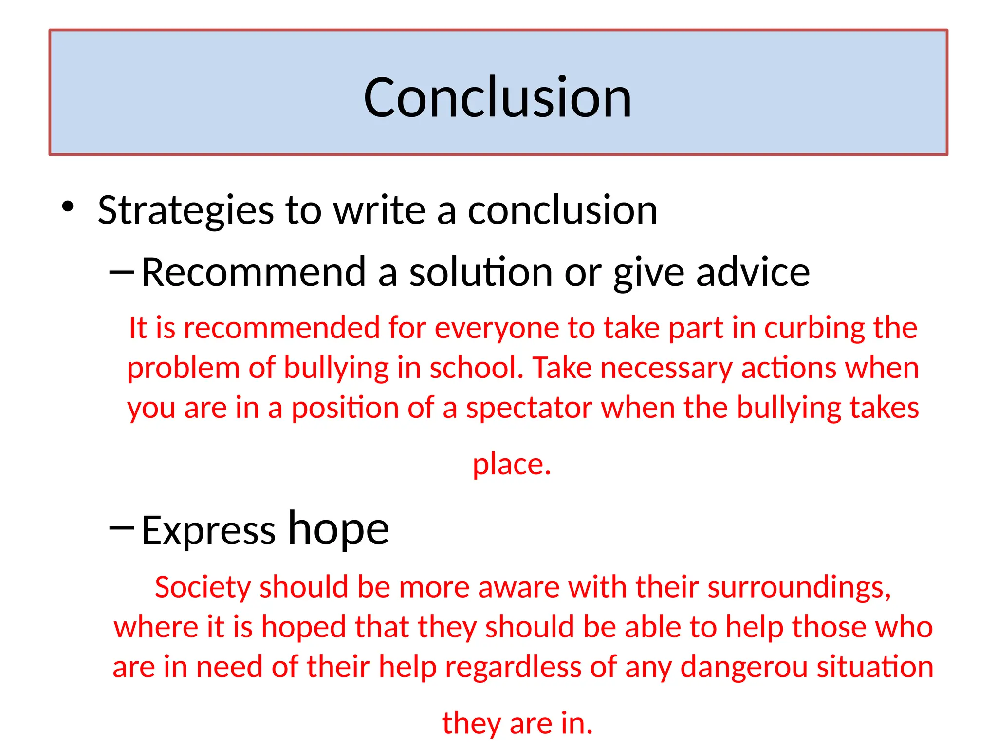 writing INTRODUCTION AND CONCLUSION.pptx